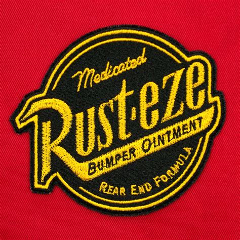 Rust Eze Logo From Disney And Pixar Cars Movie Fully Embroidered Etsy