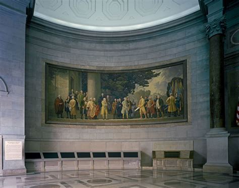 Barry Faulkners 1936 Declaration Of Independence Mural In The Rotunda