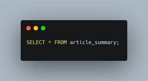 When Should You Create Views In Your Database DEV Community