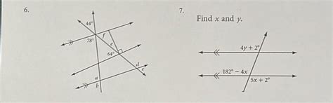 Solved Find X And Y Chegg Com