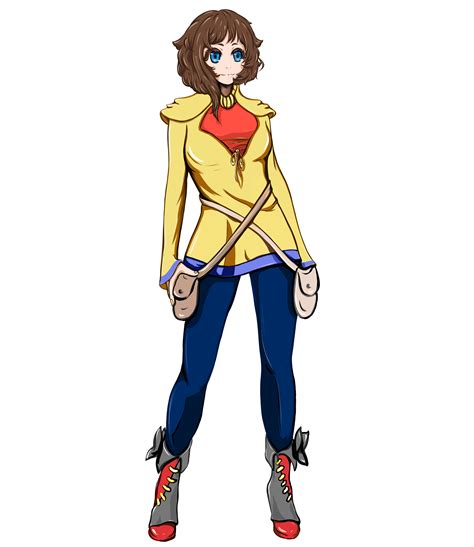 Иллюстрация Оригинальный аниме персонаж в полный рост в стиле