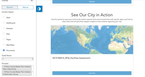 Solved Linksdocuments Not Showing In Hub Gallery Esri Community