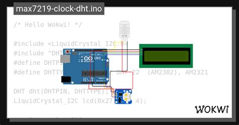 Max7219 Clock O Wokwi Esp32 Stm32 Arduino Simulator