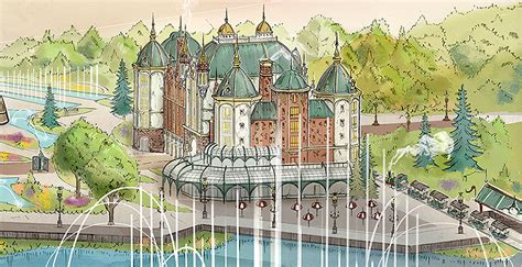 Efteling Deelt Ontwerp Van Vernieuwd Entreegebied Eiland Van De Vijf