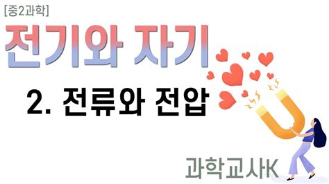 중2과학 Ⅱ전기와 자기 2전류와 전압 Youtube