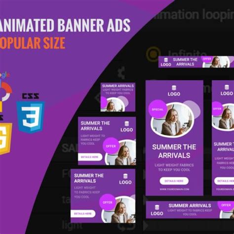Business HTML Animated Banner Ads MasterBundles