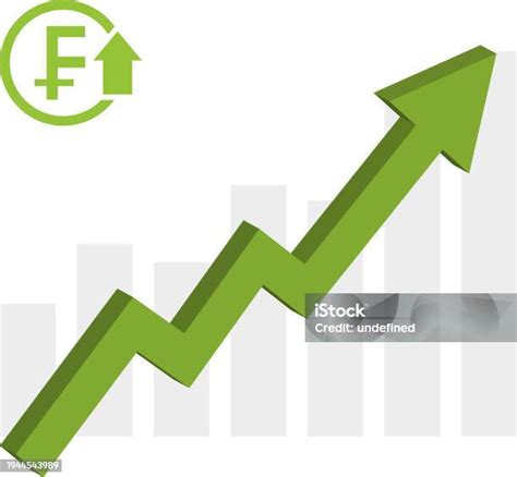 비즈니스 화살표 목표 개념 재무 성장 벡터 흰색 배경에 고립된 3d 그래프 화살표입니다 비용 절감 경제에 대한 스톡 벡터 아트 및 기타 이미지 Istock