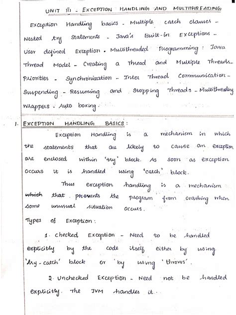 Oops Unit Iii Part 1 Pdf