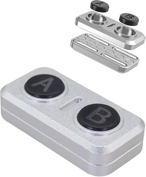 Fidget Slider Edc Fidget Push Slider Haptic Fidget Clicker Metal Fidget Toys For