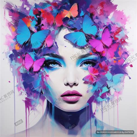 Ai创作图精致女人蝴蝶 蝴蝶美女手绘 美容美发蝴蝶 壁纸人形蝴蝶 化妆整容背景装饰画 高级炫酷蝴蝶印花 蝶变蜕变美容海报 美容院蝶变美女 蝶变美女蝶变广告 蝶变之美美女剪影 欧美时尚艳丽艺术画