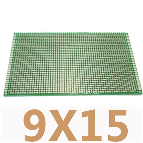 แผงวงจรพิมพ์อเนกประสงค์5ชิ้นล็อตขนาด915ซม สำหรับแผ่นทดลอง Arduino Pcb ต้นแบบสองด้านแบบ Diy