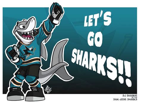 San Jose Sharks Sj Sharkie By Jmh3k On Deviantart San Jose Sharks
