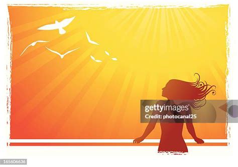 Curvy Body Silhouette High Res Illustrations Getty Images