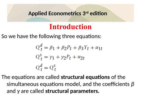 Chapter 11 1 Pptx Applied Econometrics Pptx