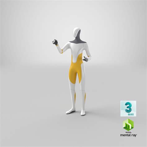 로봇 휴머노이드 포인팅 포즈 3d 모델 159 3ds Blend C4d Fbx Max Ma Lxo Obj Gltf Upk Unitypackage