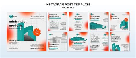 Free Psd Architecture Project Instagram Posts