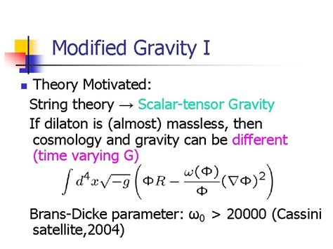 Modified Gravity Takeshi Chiba Nihon University Why Why