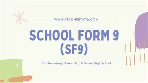 School Form 9 Sf9 Learners Progress Report Card Free Download Teacher Tayo