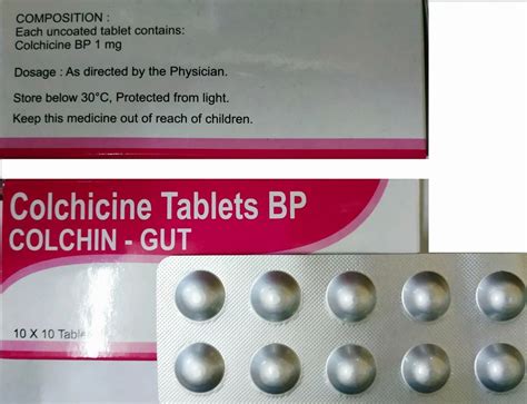 Colchicine Tablets Bp 1mg At ₹ 1000box Zycolchin Tablet In Nagpur