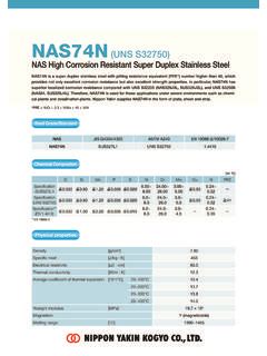 Nas74n 日本冶金工業 Nas74npdf Pdf4pro