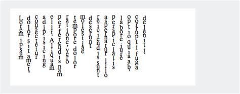 Textausrichtung Mit Css Text Von Oben Nach Unten Bzw Von Rechts Nach