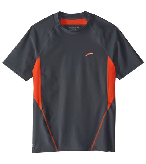 Speedo Mens Rash Guard Swim Shirt At Cathy Remington Blog