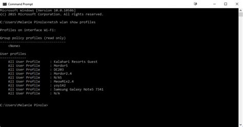 how can i find my wifi password from connected computer pnaleads