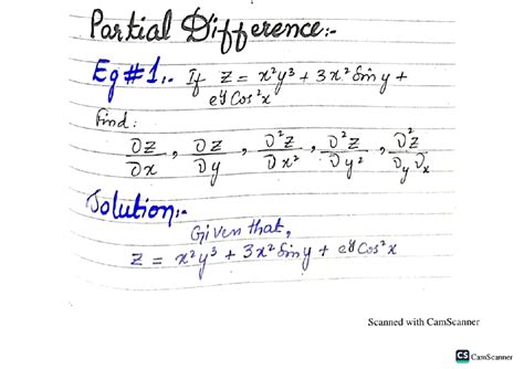 Partial Differentiation And Total Differential Coefficient Partial Difference If Ey Find Oz