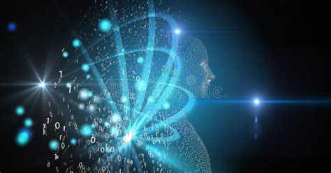 3d Human Made Of Binary Code And Pieces Stock Image Image Of Control Composite 92875239