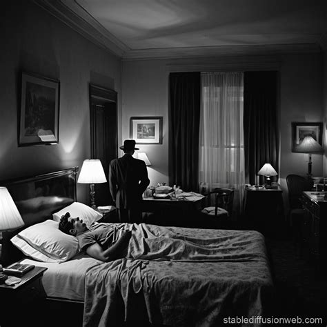 Hotel Room At Night Stable Diffusion Online