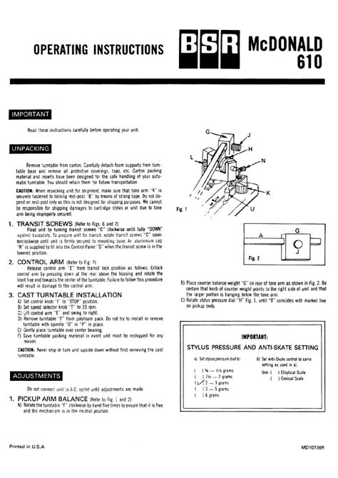 Bsr 610 Turntabe Um Service Manual Download Schematics Eeprom Repair
