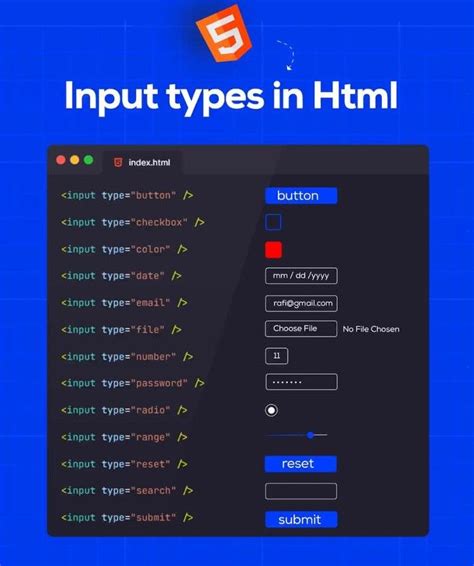 Fatima Malik On Linkedin Html Webdevelopment Inputtypes Techtalks Codingjourney