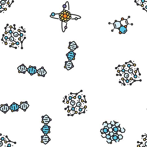 Molecular Science Chemistry Atom Vector Seamless Pattern 21229692 Vector Art At Vecteezy