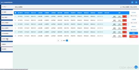 Jsp农村土地流转管理系统93990（程序源码数据库调试部署开发环境） Csdn博客
