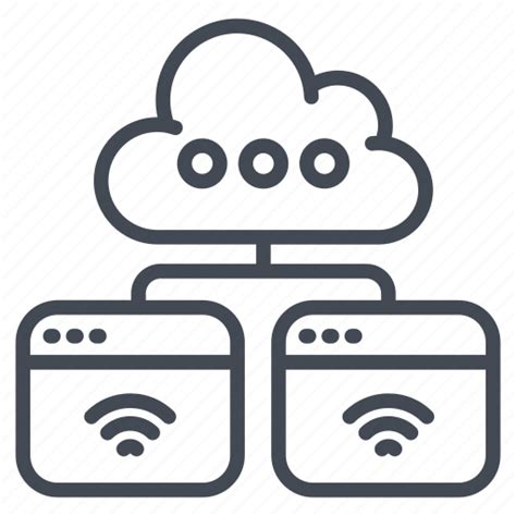 Cloud Network Storage Data Server Icon Download On Iconfinder