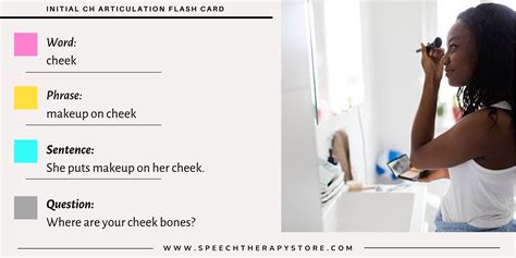 CH Words Speech Therapy Word Lists For CH Sound Speech Therapy Store