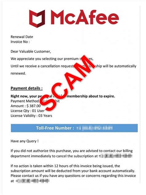 Mcafee “cancellation Request” Email Scam What You Need To Know