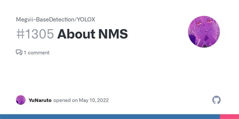 About Nms · Issue 1305 · Megvii Basedetectionyolox · Github