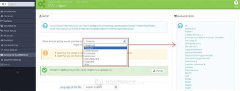 Hostknox Prestashop 1516 Exporting And Importing Data Tutorial