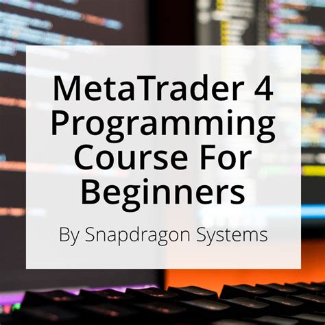 Metatrader 4 Programming Course For Beginners Trading Heroes Store