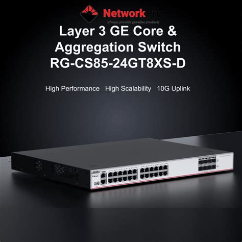 Switch Ruijie RG CS85 24GT8XS D Chính Hãng Giá Đại Lý