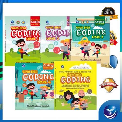 Promo Buku Pelajaran Coding Untuk Sd Dan Mi Saya Bisa Coding Level 1 2 3 4 Dan Orang Tua