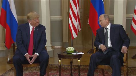 Trump Putin Arrive At Helsinki Palace
