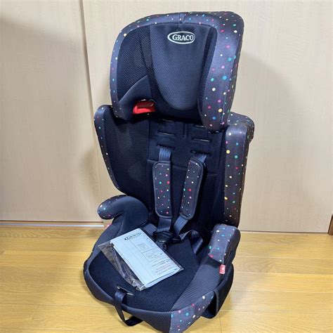 Graco グレコ チャイルドシート ジュニアシート ドット柄 エアポップ メルカリ
