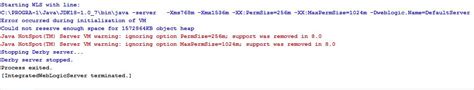 Oracle Issue In Starting Integrated Weblogic Sever In Jdeveloper 122