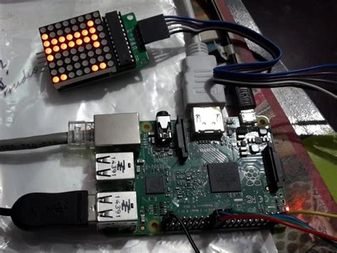 Max7219 Interfacing With Raspberry Pi 2 Windows 10
