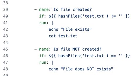How To Run A Github Action Workflow Step If A File Exists