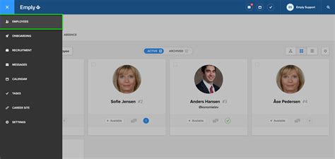 Archive Employee Delete Employee Emply