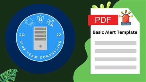 Basic Alert Template — Blue Team Consulting