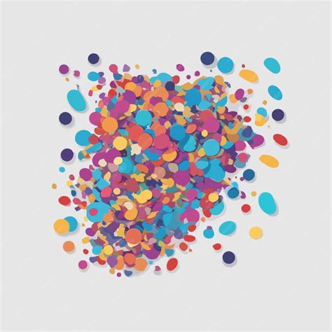 Premium Vector Confetti Cartoon Vector
